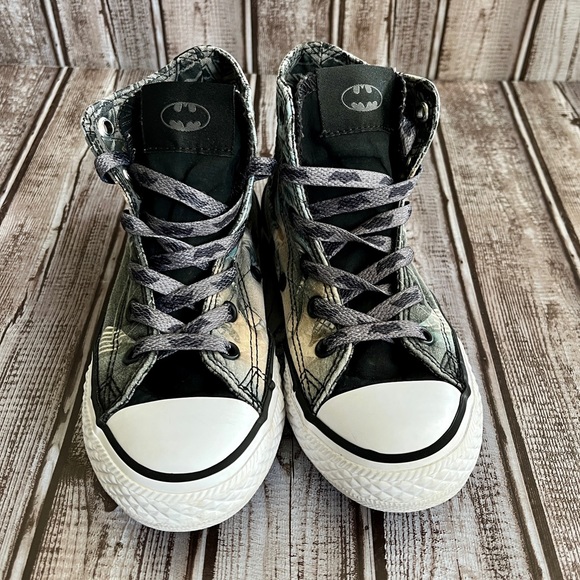 Converse | Shoes | Converse X Dc Comics Batman High Top Sneakers Kids ...